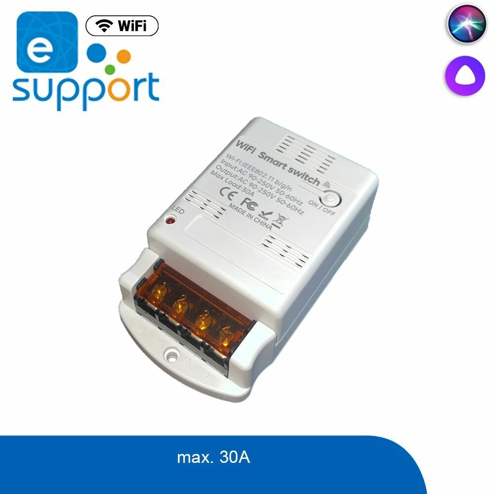 Реле WiFi макс. 30А ном. 25А eWeLink