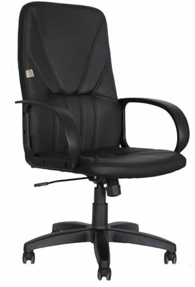 Кресло компьютерное ЯрКресло Кр37, экокожа, черный