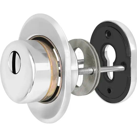 Броненакладка Fuaro (Фуаро) DEF. CRE/OV-set.9726 (DEF 9726) M6x90 врезная с чашкой хром