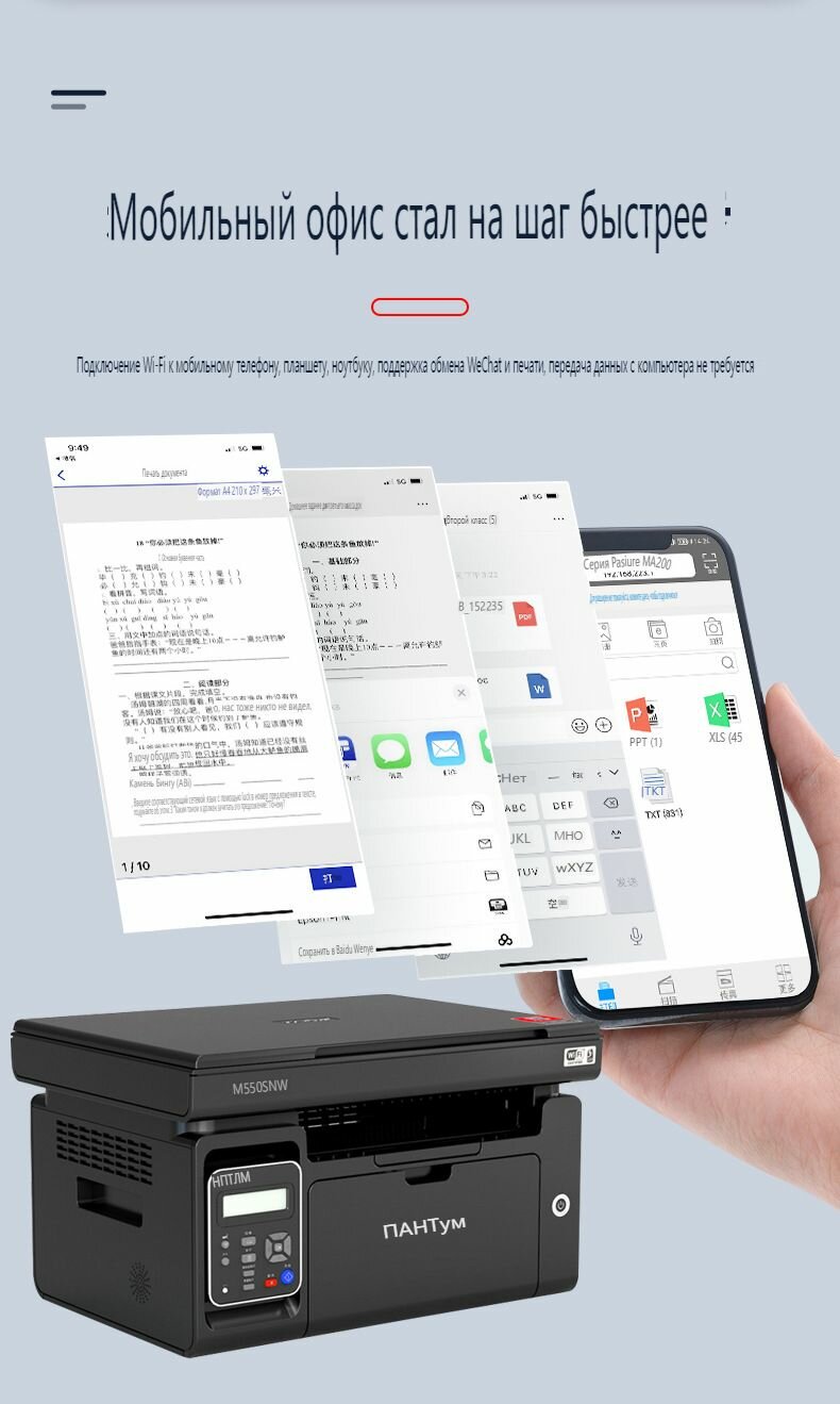 PANTUM M6509NW Принтер — фото 1