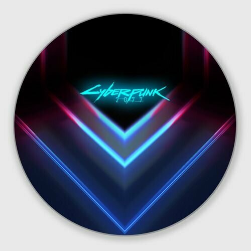 Cyberpunk 2077 neon неон Коврик для мыши