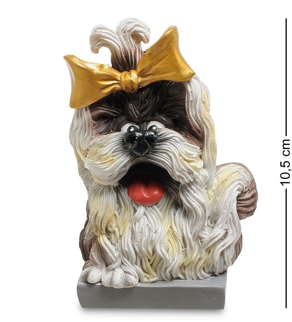 Статуэтка Собака Ши-тцу Будьте счастливы (W.Stratford) A2100975 The Comical World of Warren Stratford, Полистоун