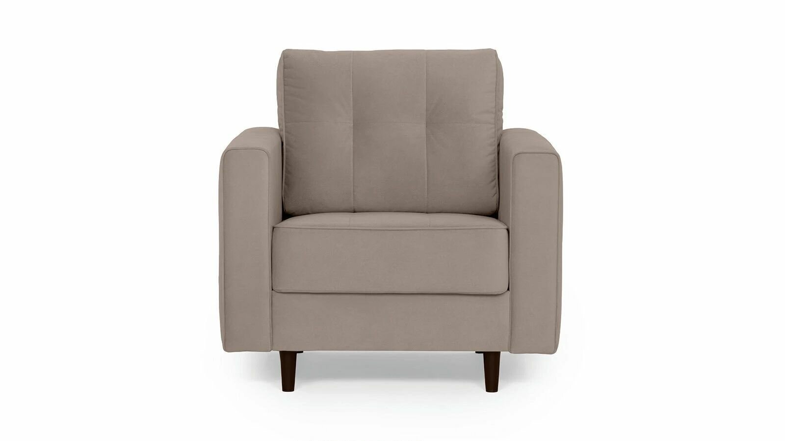 Кресло Askona (Аскона) Амани про с широкими подлокотниками Тк. Sky Velvet 17