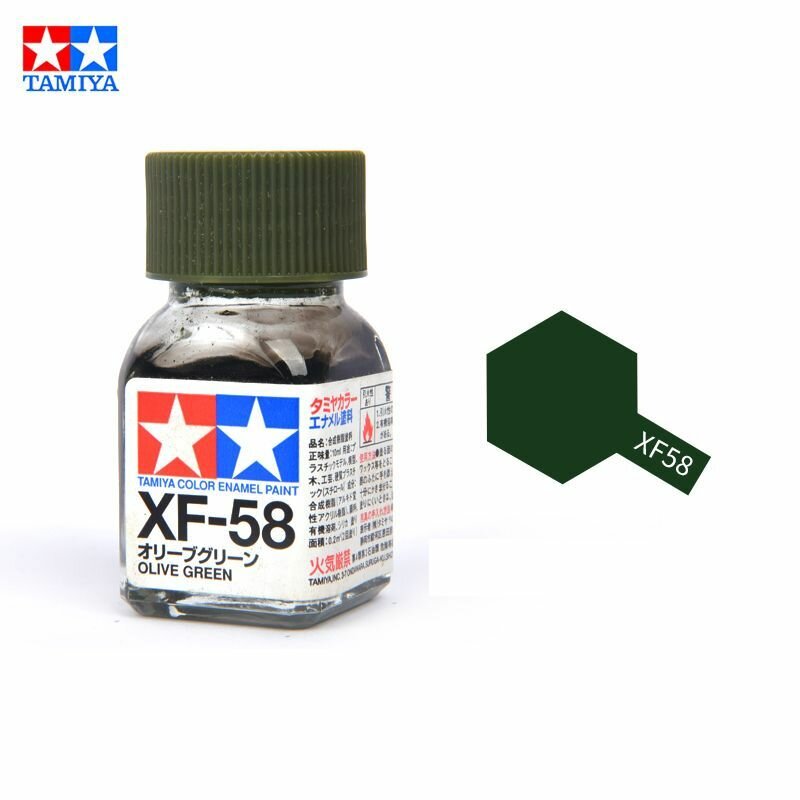 Tamiya XF1-XF85 Покраска моделей эмалированный лак матовый 10 мл