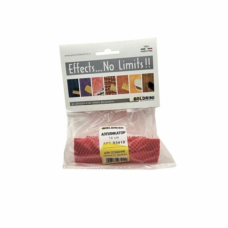 Аппликатор текстуры дерева для декоративных штукатурок Boldrini 93410 (100мм)