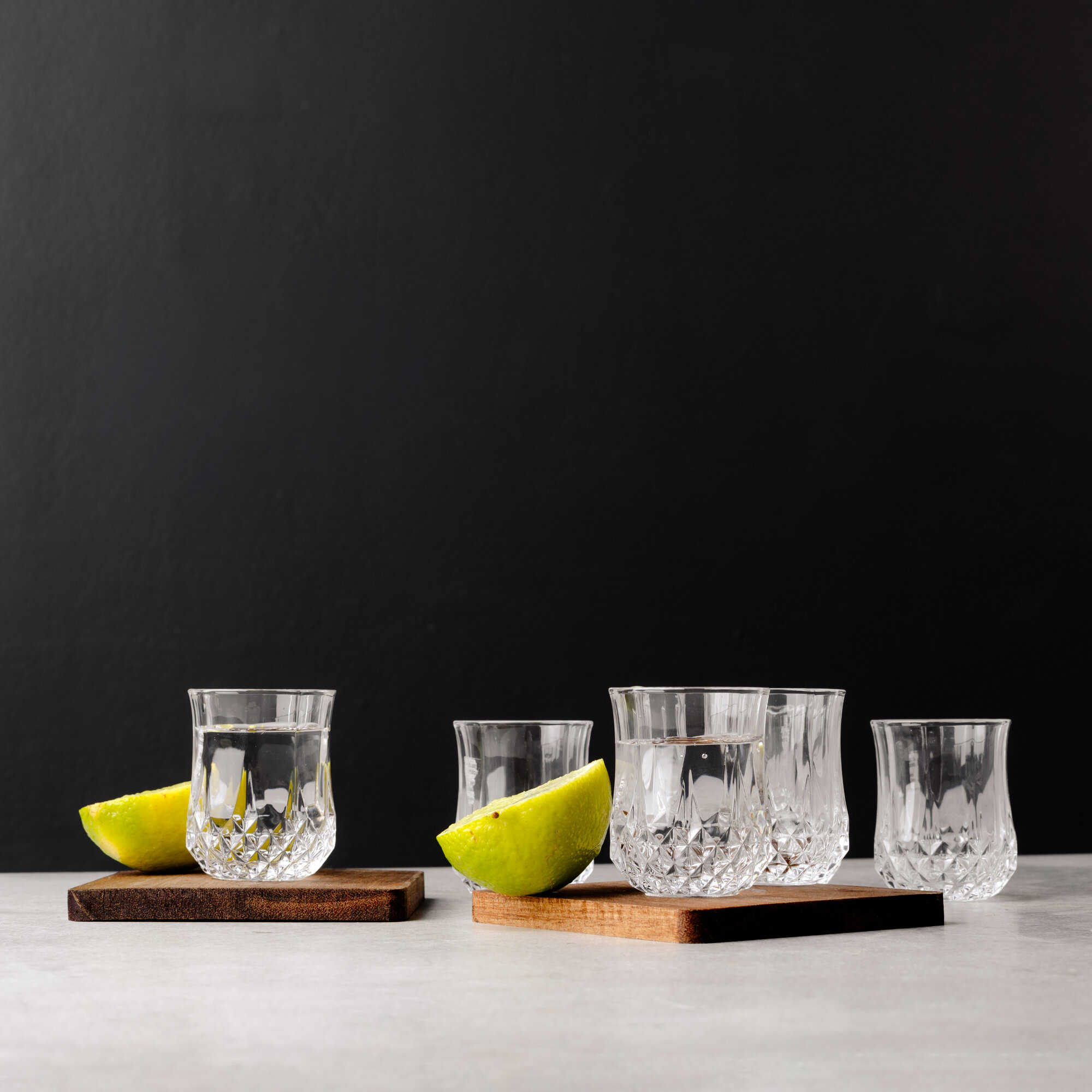 Набор стопок для водки 45 мл, 6 шт, хрустальное стекло Cristal D'Arques Longchamp