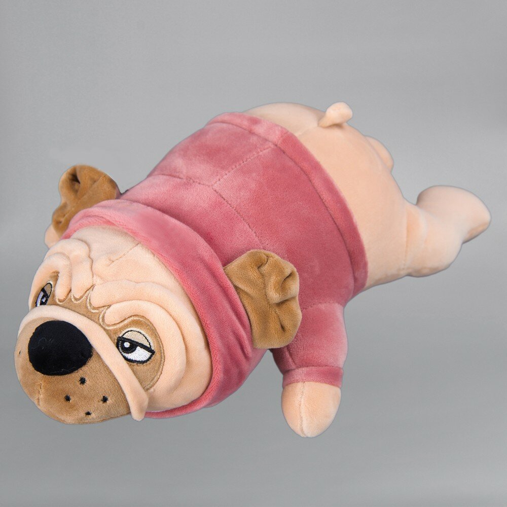 Мягкая игрушка Батон Мопс 50 см