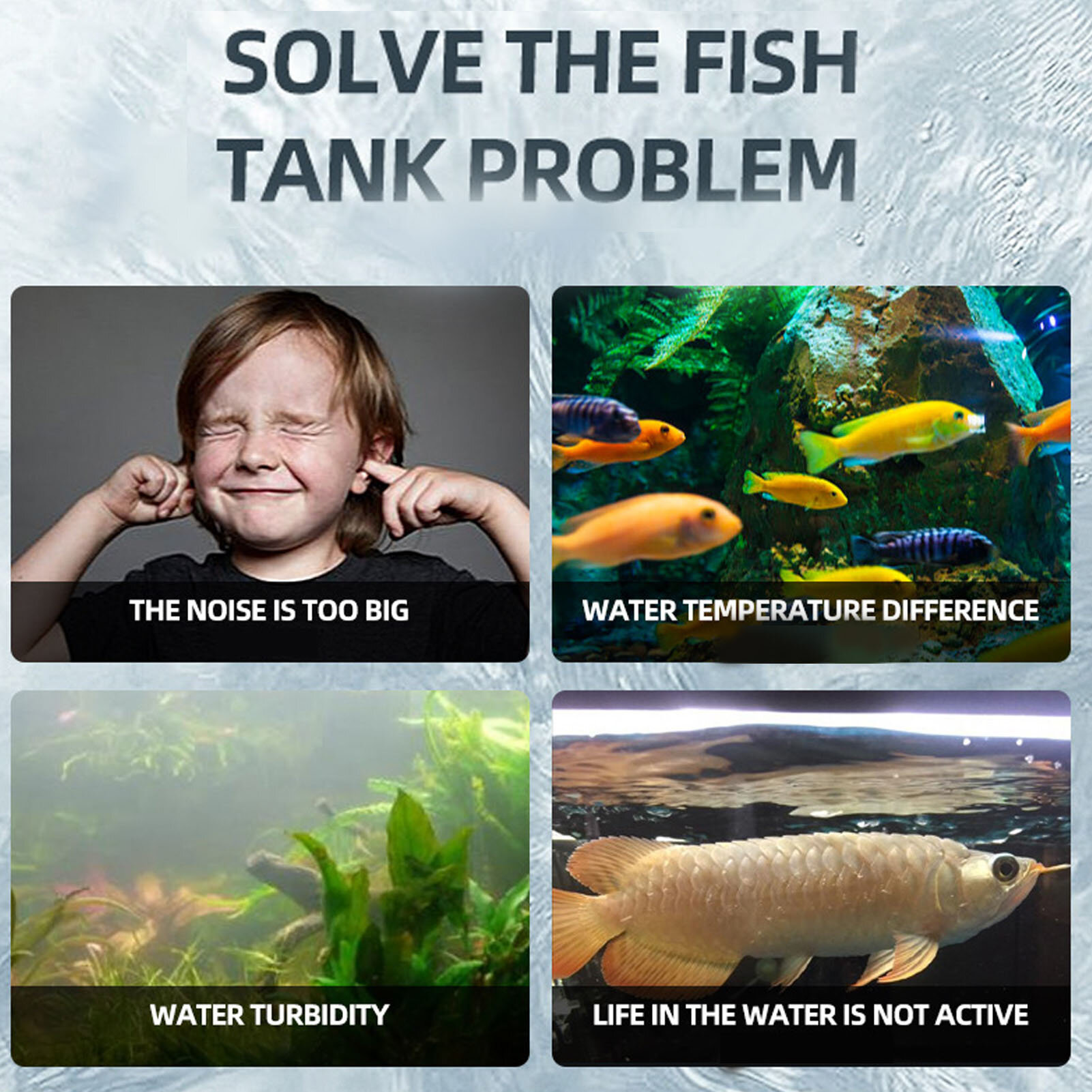 Аквариумный генератор волн, регулируемый на 360 градусов, ультра тихий насос с силовой головкой для аквариума, погружной циркуляционный насос с вилкой европейского стандарта, 220 В