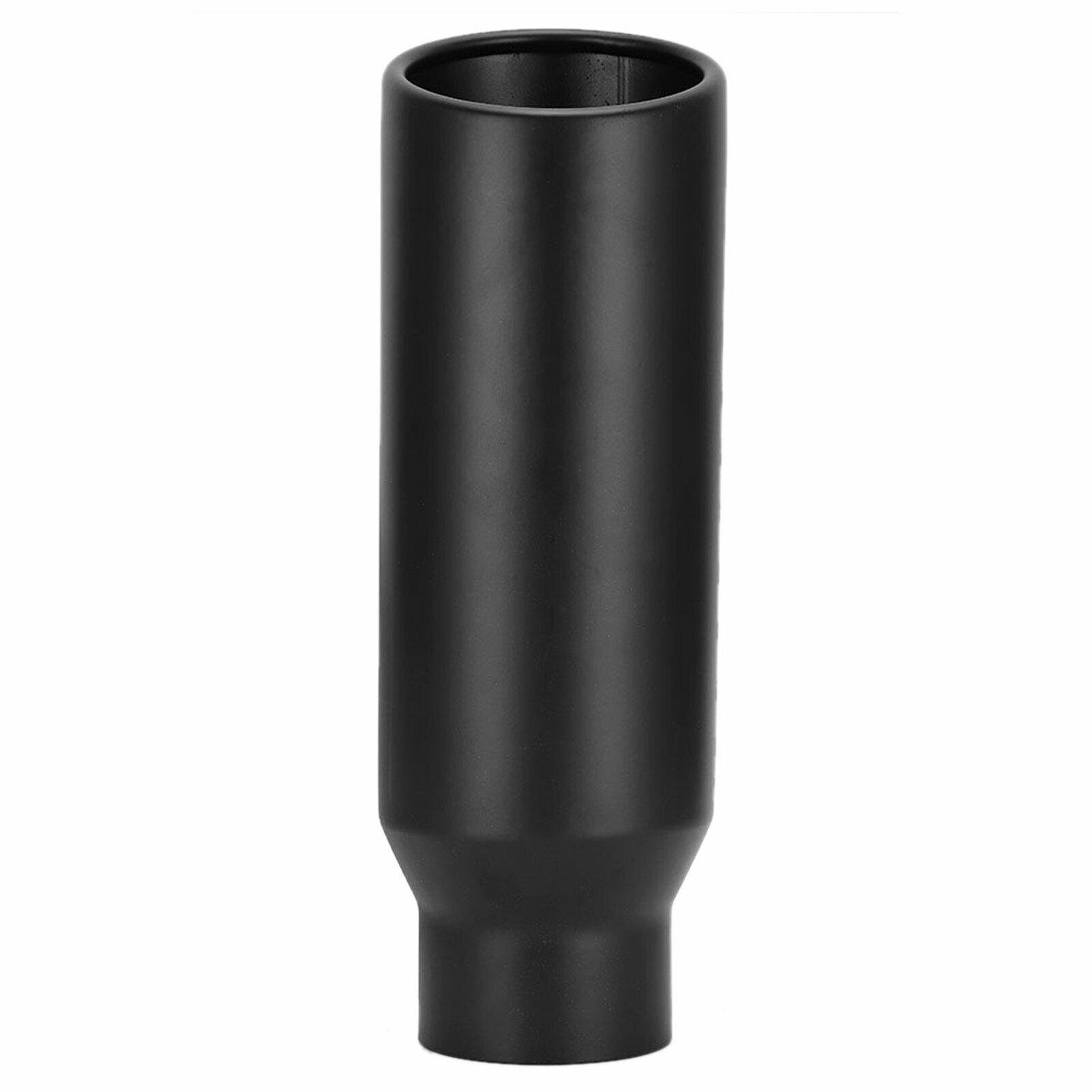 Выхлопная труба автомобиля из нержавеющей стали 80 мм/3,1 дюйма, выход 102 мм/4 дюйма, универсальное хвостовое горло, черный вход 3,1 дюйма, выход 4 дюйма