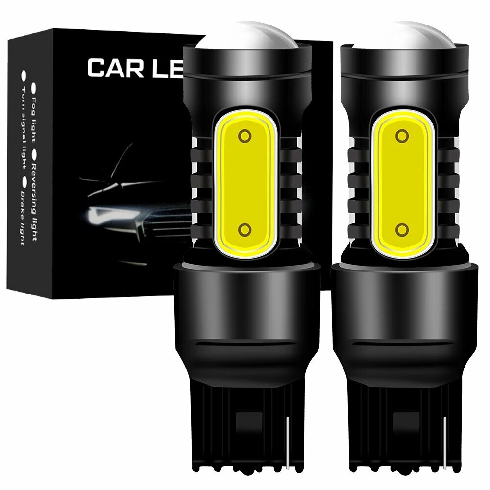 2 шт. 1156 BAU15S PY21W BA15S P21W Светодиодная лампа T20 7440 W21W 7443 Красный, BAU15S PY21W 1156