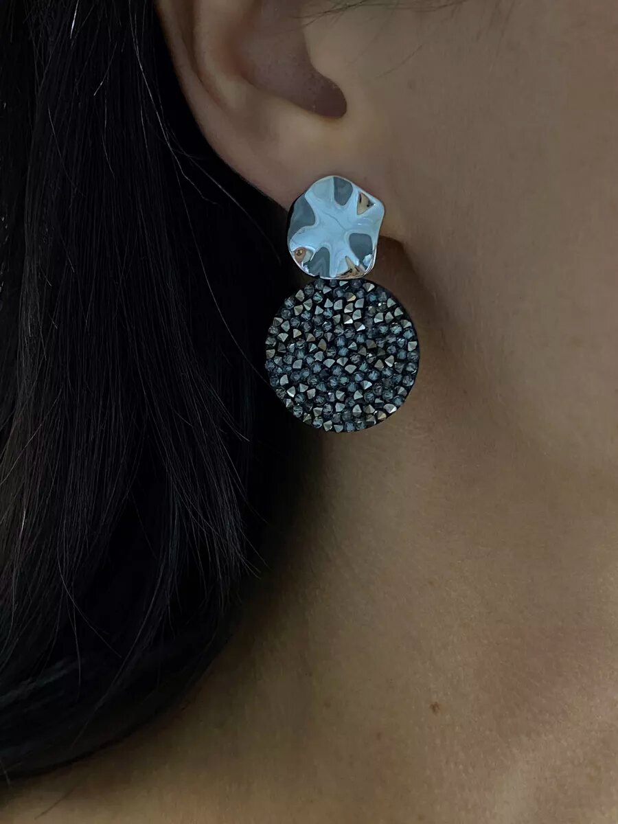 Серьги, кристалл