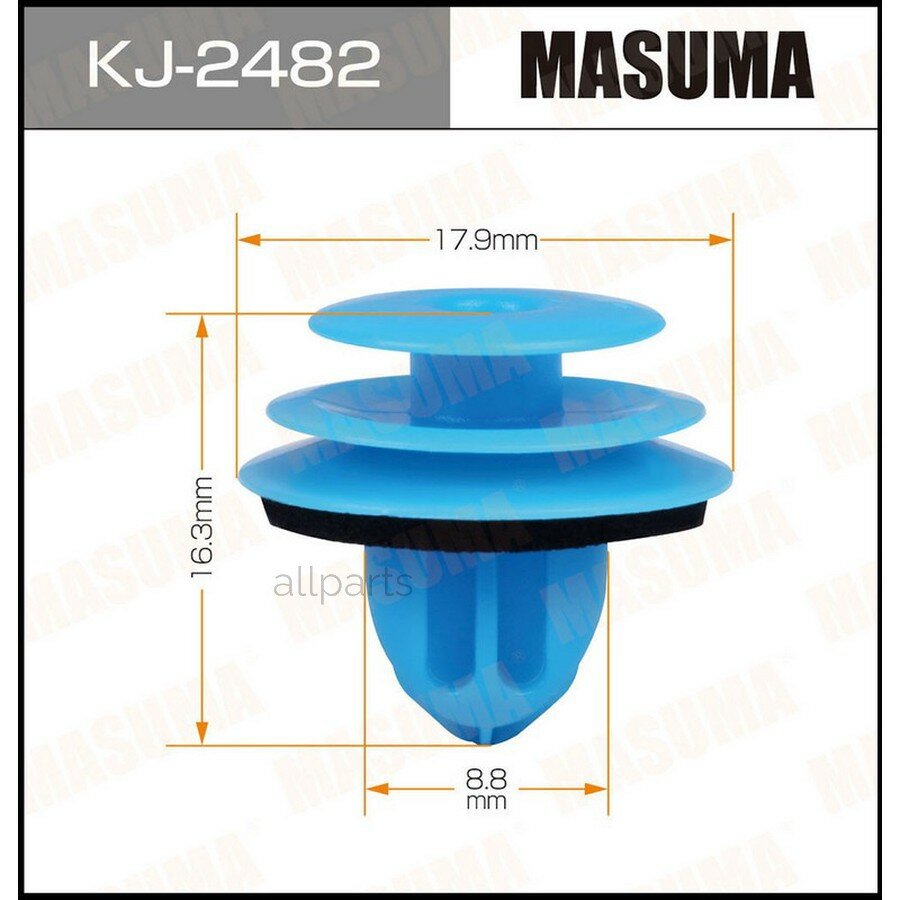 MASUMA KJ2482 зажим, молдинг / защитная накладка
