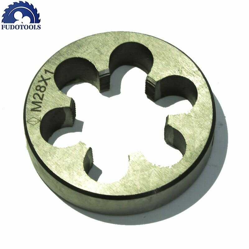 Плашка ручная, М28х1,0, Сталь инструментальная, 1 штука, FUDO