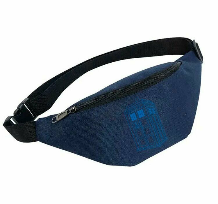 Поясная сумка Доктор Кто (Doctor Who) синяя №4