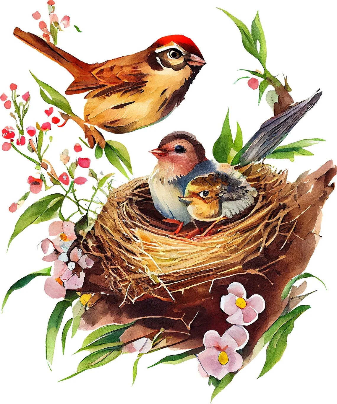 Красивая наклейка с изображением птицы воробья, водонепроницаемая наклейка на стену дома, используется для стены, ванной комнаты, шкафа, двери, туалета, автомобиля, ноутбука