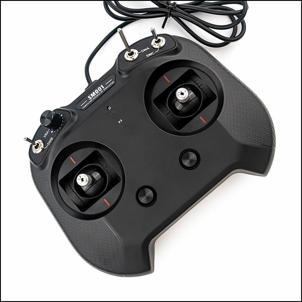 Эксклюзивный черный пульт FS SM001 для начинающих авиасимуляторов