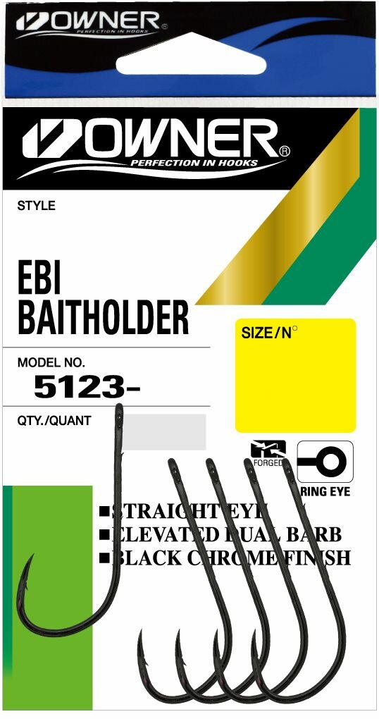 OWNER Крючок Ebi Baitholder BC №6 9шт