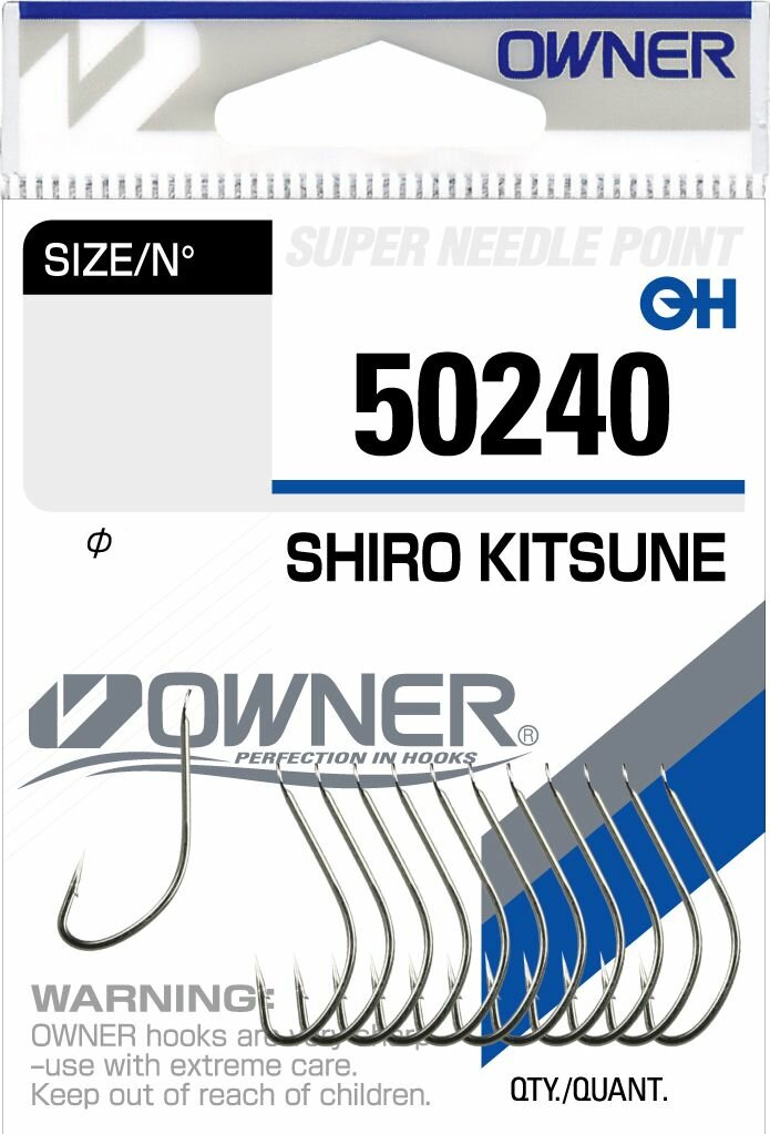 OWNER Крючок Shiro Kitsune nickel №7 13шт