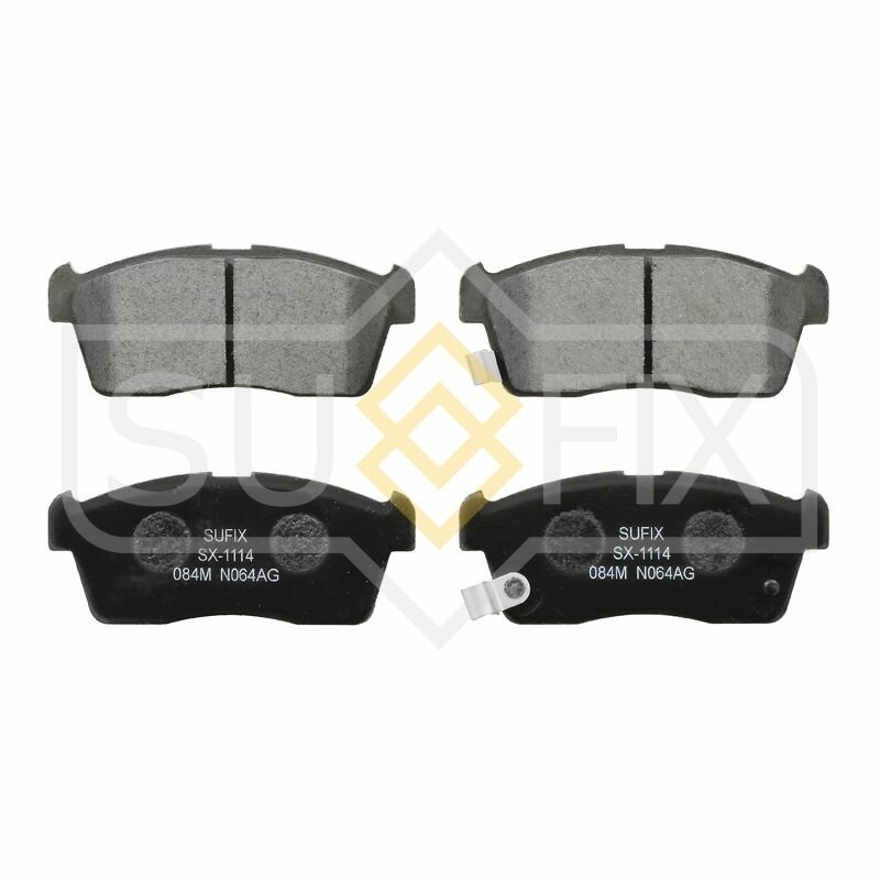 SUFIX Колодки тормозные передние DAIHATSU Sirion 1.0-1.3 05>/ YRV 1.3 02>, SUZUKI Carry 1.3 99>