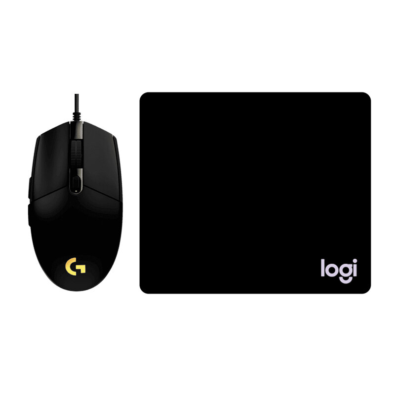 Игровая мышь проводная Logitech G102 2, фиолетовая, лёгкая, сенсор 8000DPI, RGB Flow световой эффект