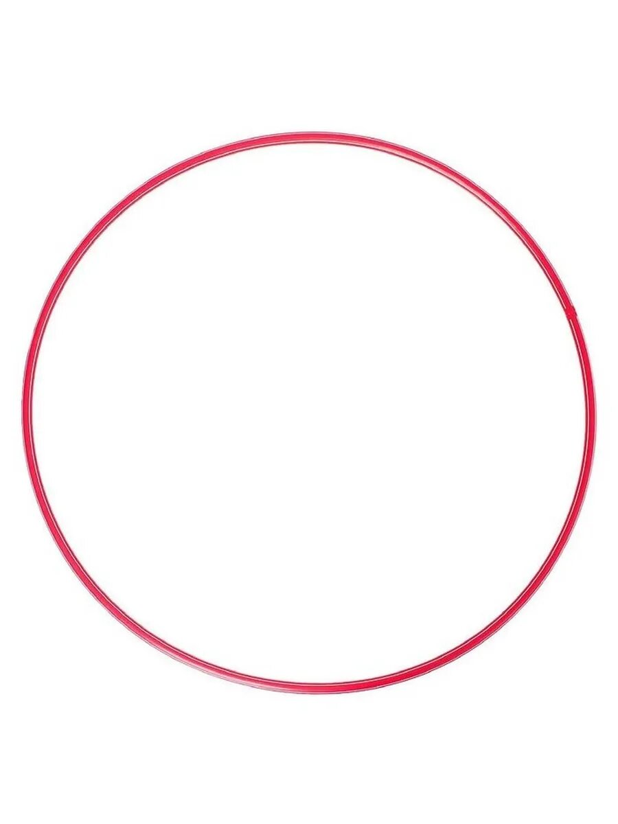 Обруч, диаметр 90 см, цвет красный