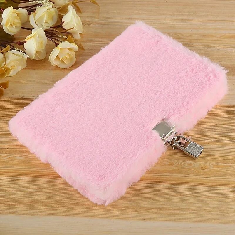 Плюшевый блокнот с замком