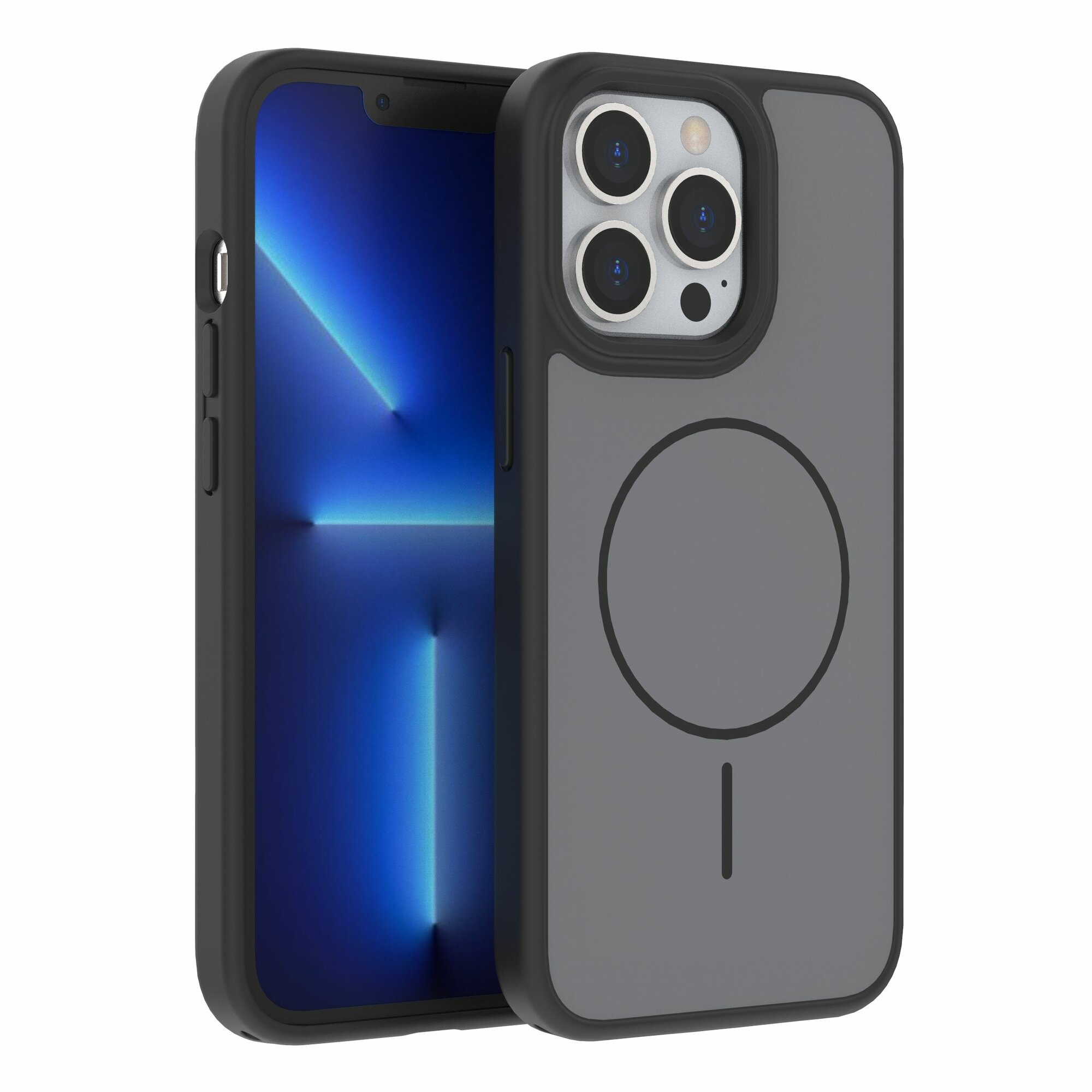 Противоударный чехол Supreme Two-tone Case с поддержкой MagSafe для iPhone 13 Pro черный