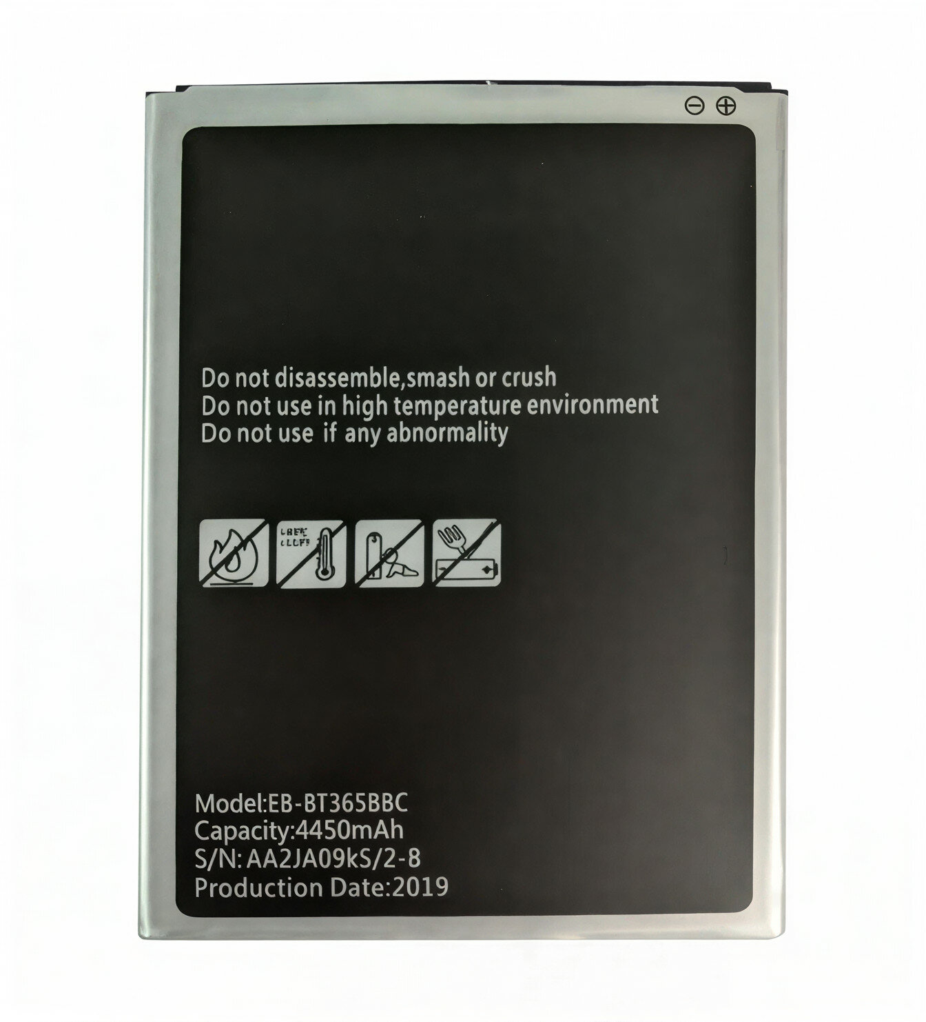 Аккумуляторная батарея MyPads 4450mAh EB-BT365BBU/EB-BT365BBC для планшета Samsung Galaxy Tab Active 2 SM-T390/ SM-T395