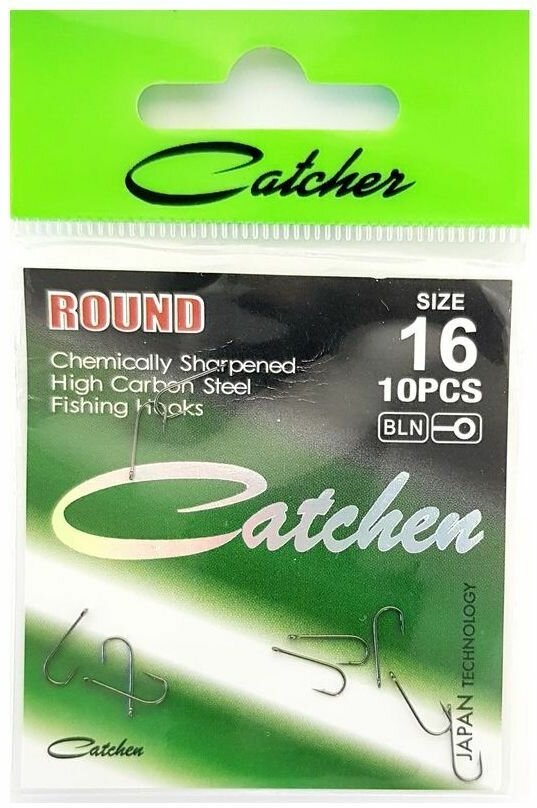 Крючок "Catcher" ROUND Size 16 (1 пакетик)