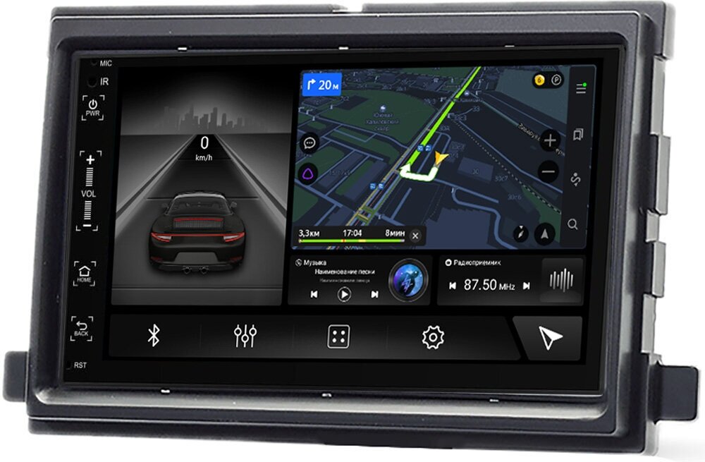 Магнитола в штатное место Ford Explorer, Expedition, Mustang, Edge, F-150 Canbox M-Line 5511-RP-11-363-233 Android 10 (4G-SIM, 2/32, DSP, IPS)