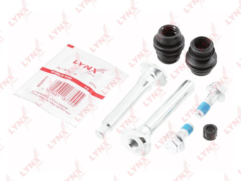 LYNXauto Комплект направляющих тормозного суппорта переднего (направляющая 10 mm, суппорт Akebono) TOYOTA Avensis Verso/Ipsum 01-09 / Highlander I 00-07