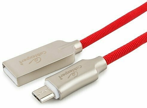 Кабель USB A (M) - microUSB B (M), 1.8м, Gembird (CC-P-mUSB02R-1.8M)