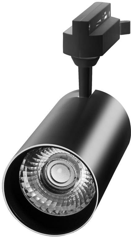 Светильник светодиодный Jazzway PTR 1725, 25 Вт, 4000 К, IP40, 24 градуса, черный, трековый, Pro