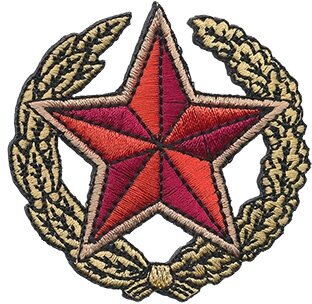 Annet на клеевой основе №15 15-RUSRYSZ4 Красная звезда 6 см для декоративной отделки