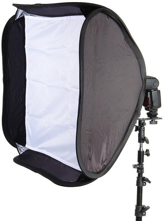 Софтбокс Falcon Eyes EB-060 60x60cm с переходником для накамерных вспышек