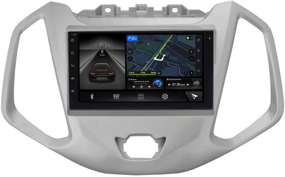 Штатная магнитола Ford Ecosport 2014-2018 Canbox M-Line 9863-RP-11-569-240 Android 10 (4G-SIM, 2/32, DSP, QLed)