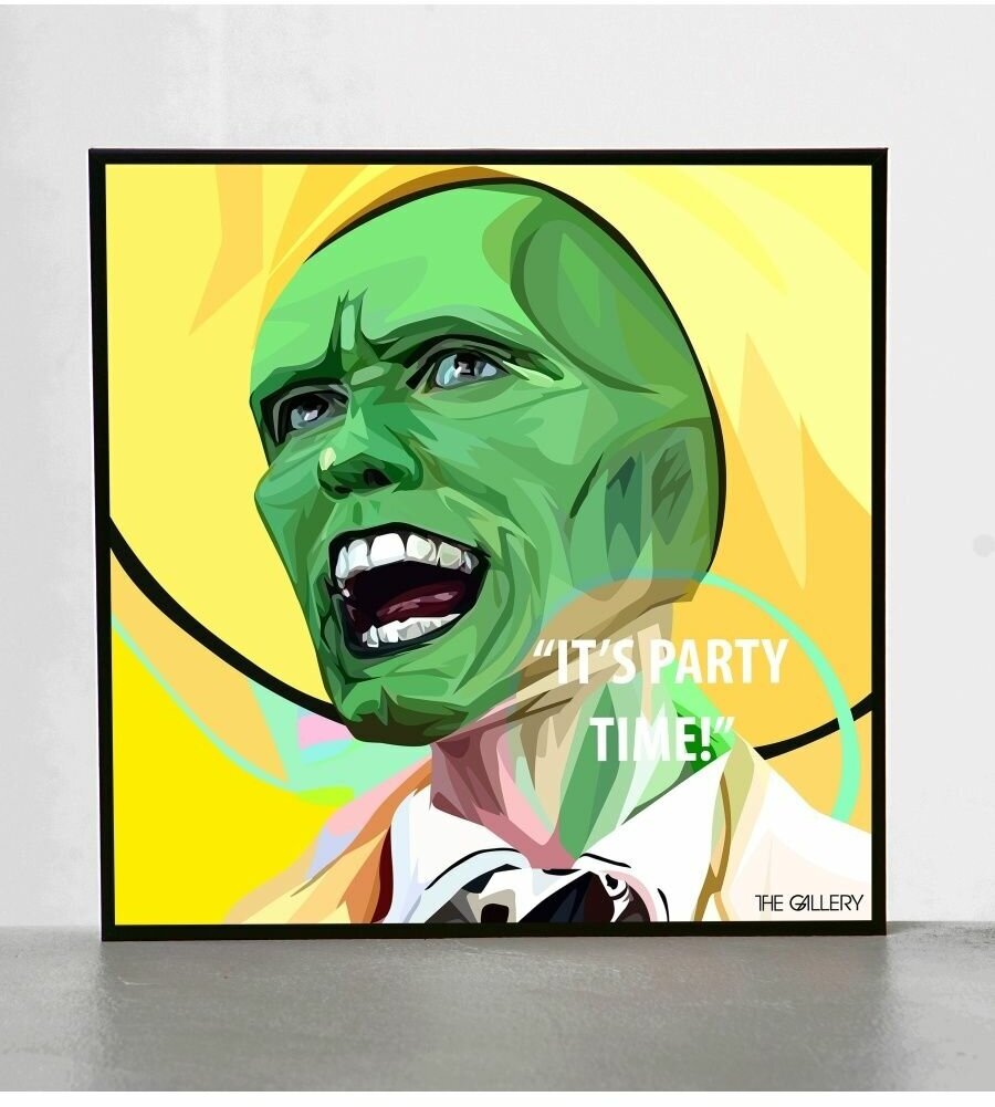 Картина постер Поп-арт Маска Джим Керри