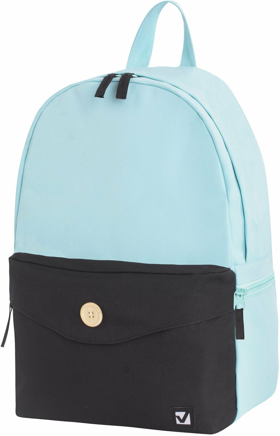 Рюкзак Brauberg Sydney универсальный, черно-зеленый, 18L, 38х27х12 см