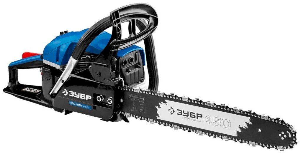 Бензопила ЗУБР Профессионал 56 см3 45 см ПБЦ-560 45ДП