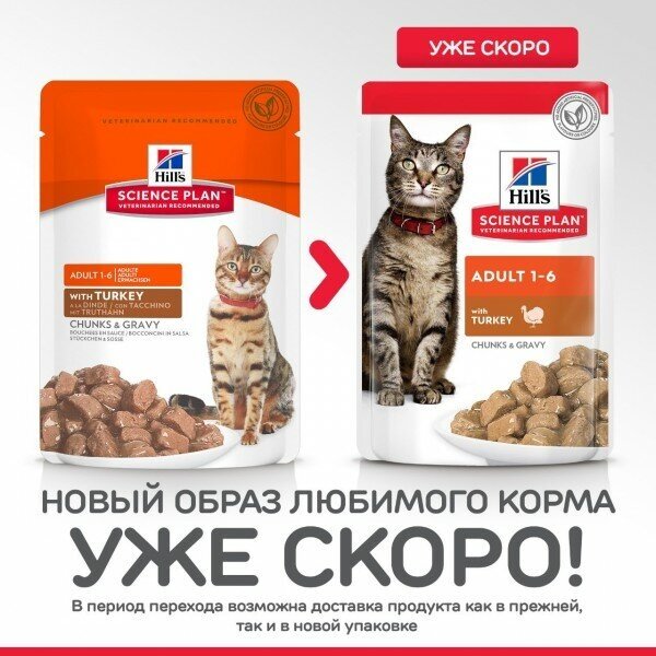Корм для кошек влажный Hill's Science Plan для кошек в возрасте от 1 до ...