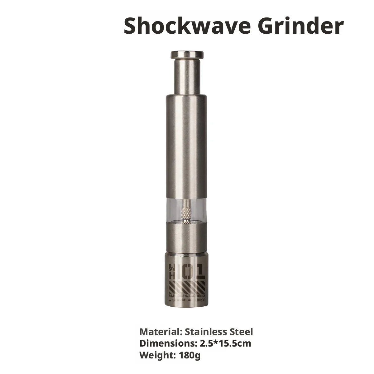 WELLHIKE Тактический шейкер для специй Wave Grinder