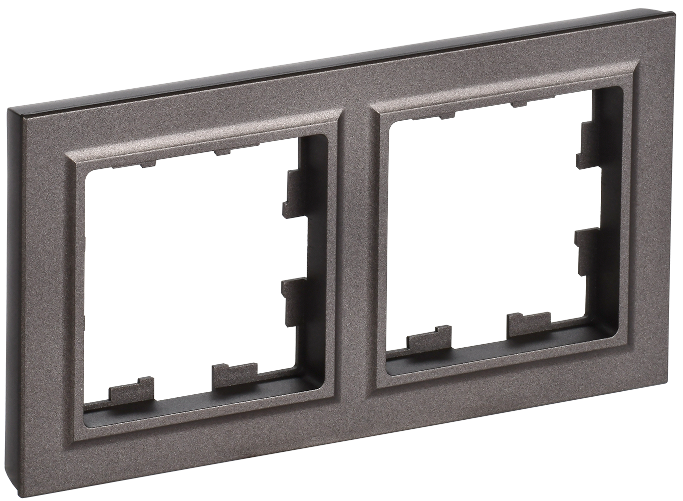 BRITE Рамка 2-местная РУ-2-БрТБ темная бронза IEK