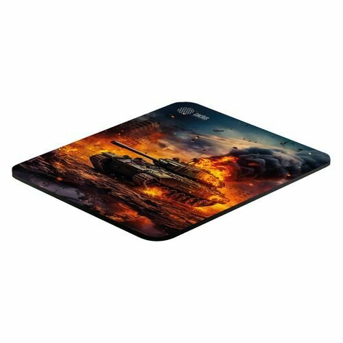 Коврик для мыши Cactus CS-MP-D04M Burning tank ткань, 300х250х3мм