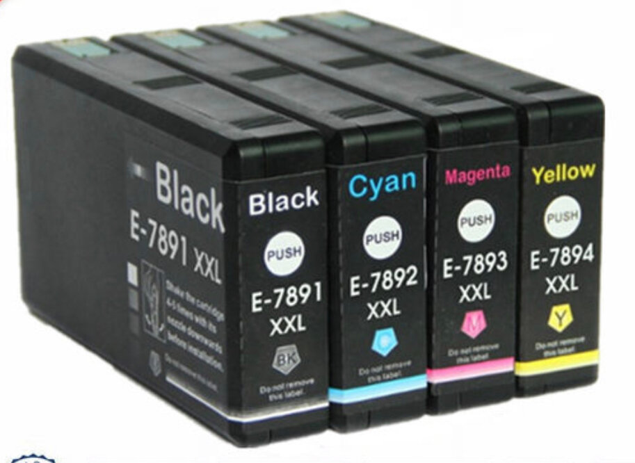 Картриджи для Epson T7891-T7894 (4 штуки)