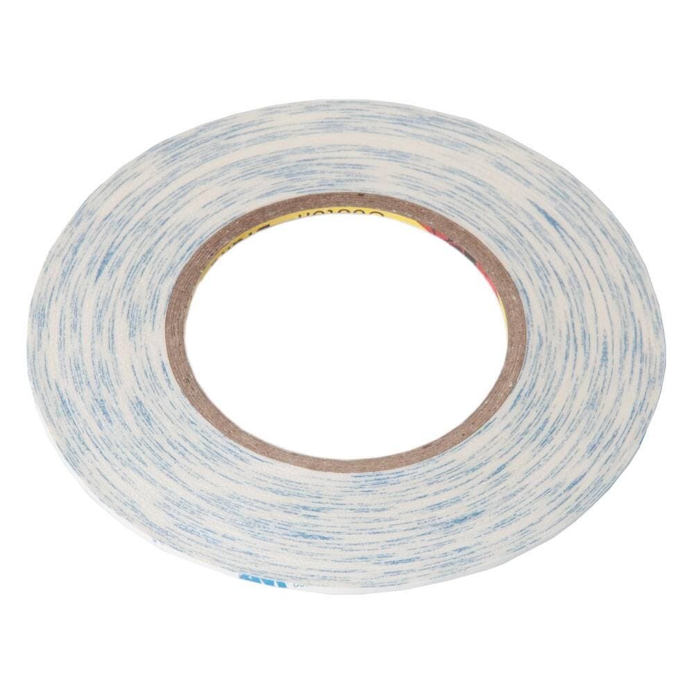 Клейкая лента / двусторонний скотч белый (2 мм x 50 м, 0.3 мм)