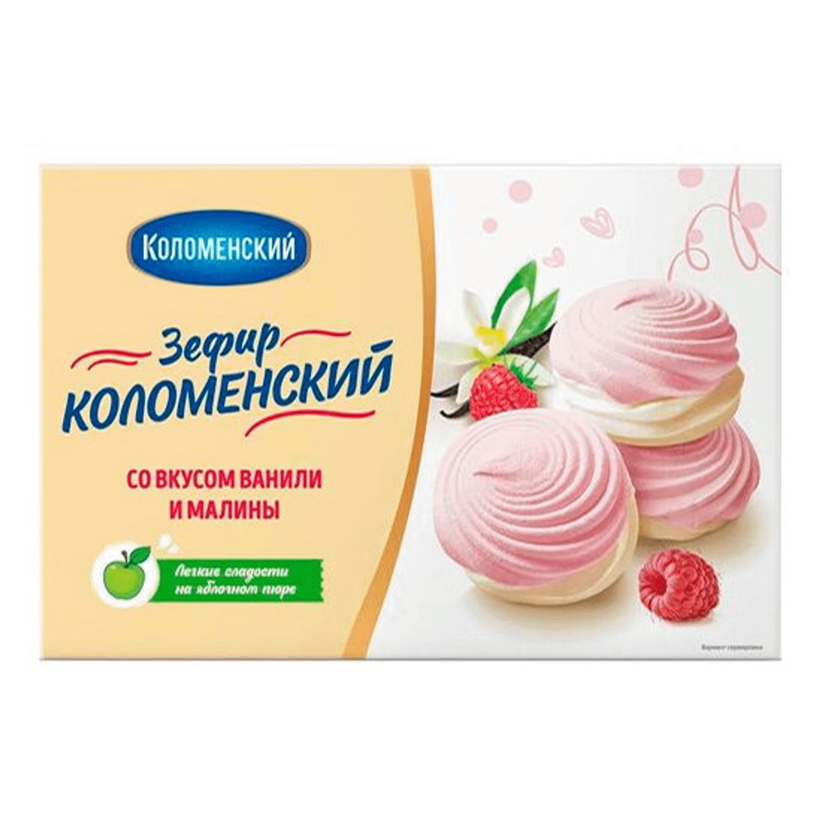 Зефир Коломенский со вкусом ванили и малины 250г
