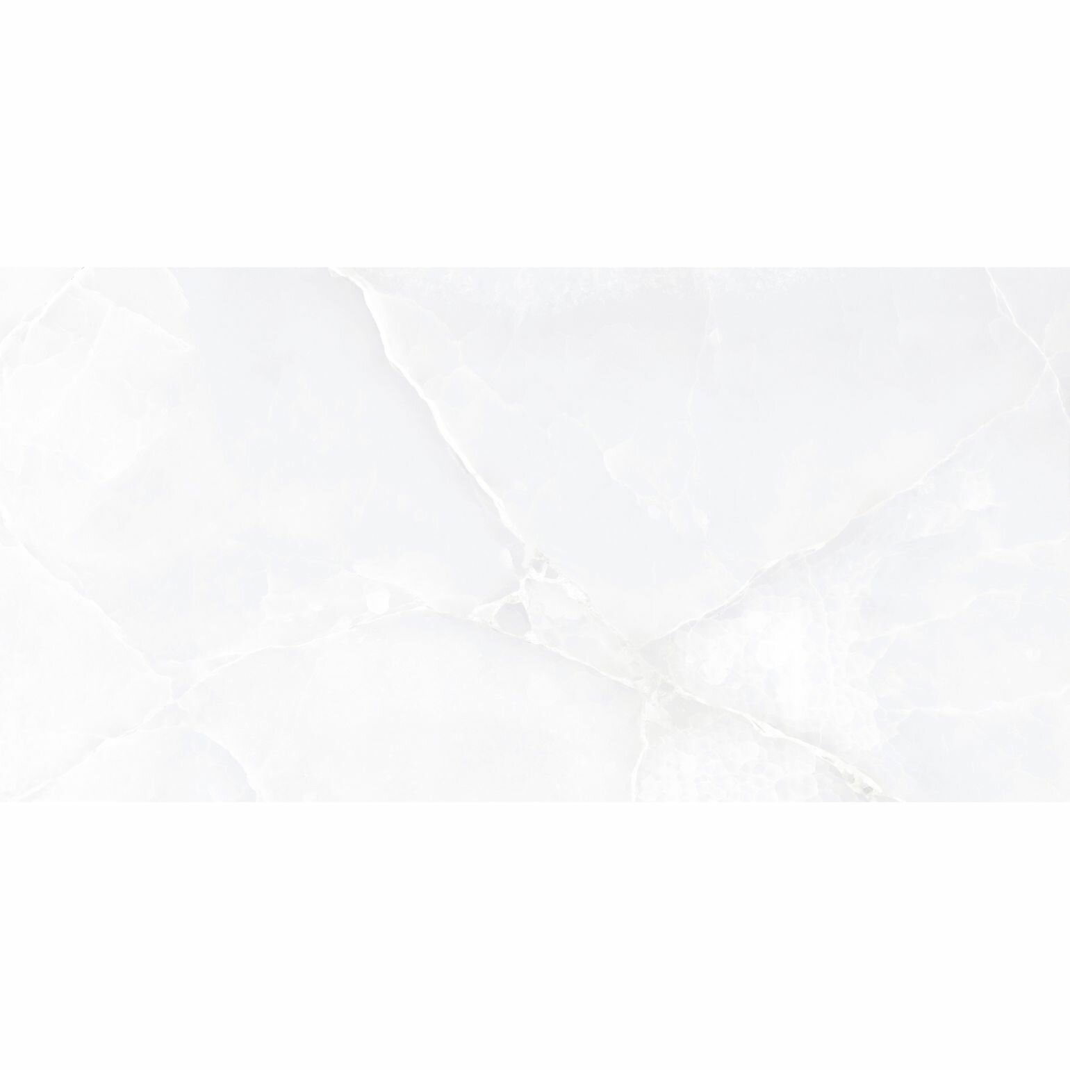 Керамогранит Keramikos Onix Blanco глянцевый ректификат 60x120 см для пола