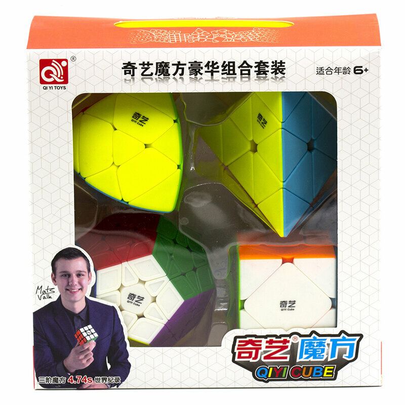 Набор кубиков Набор MoFangGe WCA Set /Мегаминкс / Скьюб / Скваер / Пирамидка / Головоломка антистресс