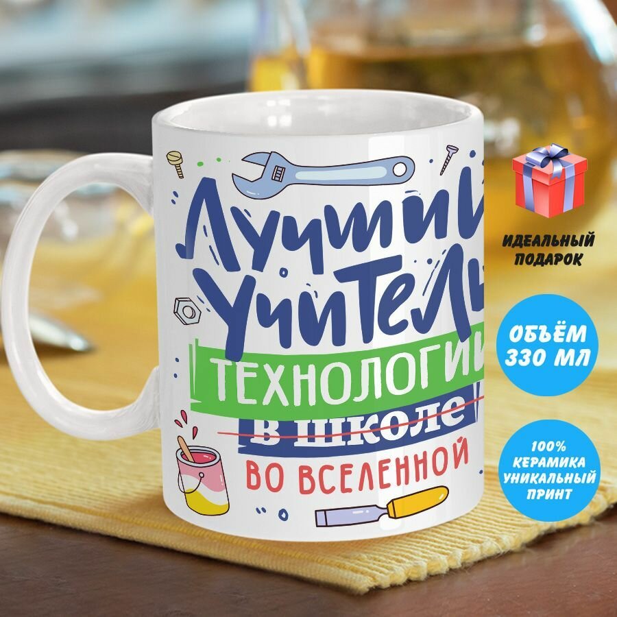 Кружка учителю - Лучший учитель технологии для мальчиков