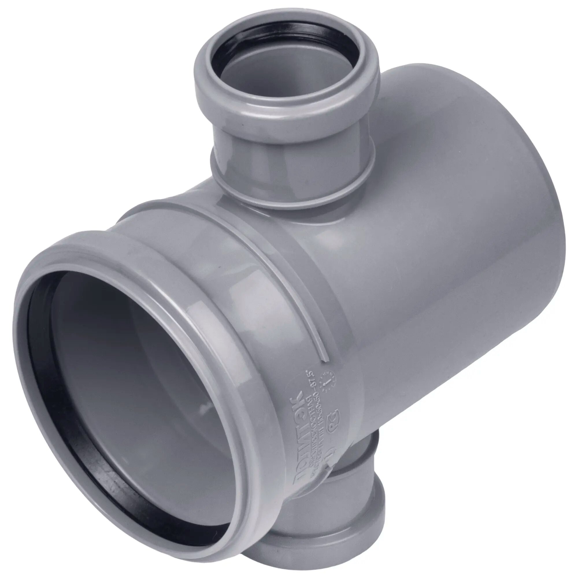 Крестовина одноплоскостная 50х110х50/87°, для внутренней канализации, ПОЛИТЭК | 131587